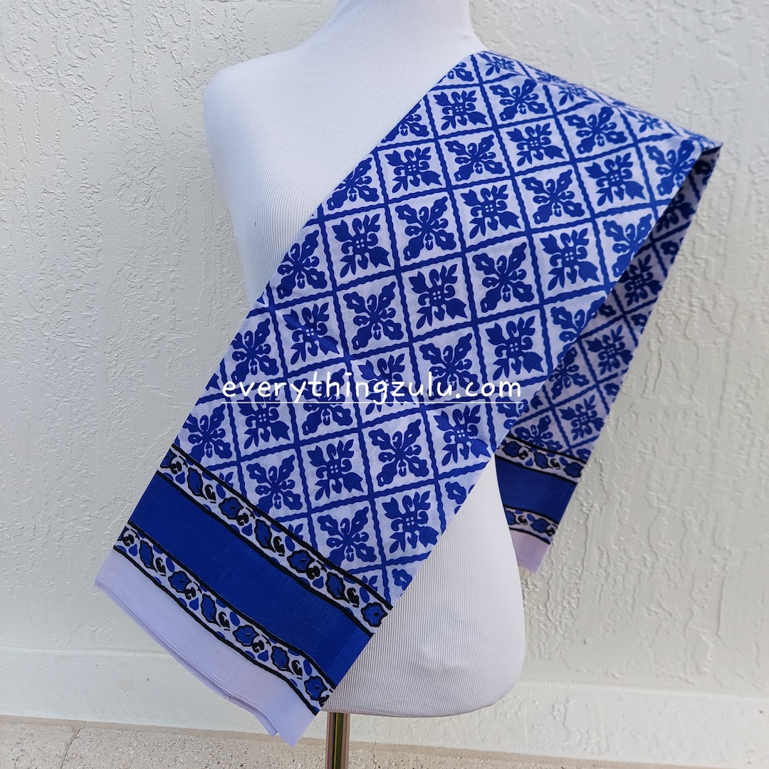 Blue Njeti Fabric. African Spirituality Fabric. Ibhayi Lamadlozi. Ndaue ...