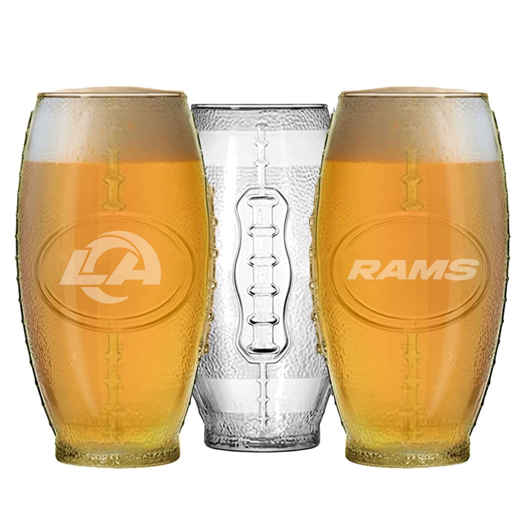 LA Rams Football Pint Glass-rams Football Fan Gift-la Rams Pint Glass ...