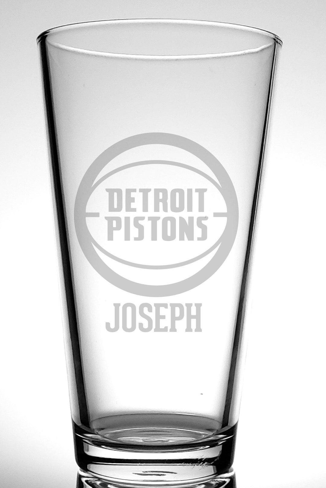Detroit Pistons Basketball Custom Pint Glasses-personalized Pint ...