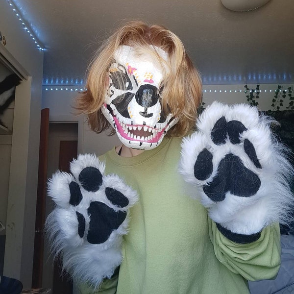 Raptor Furry Mask - Etsy UK