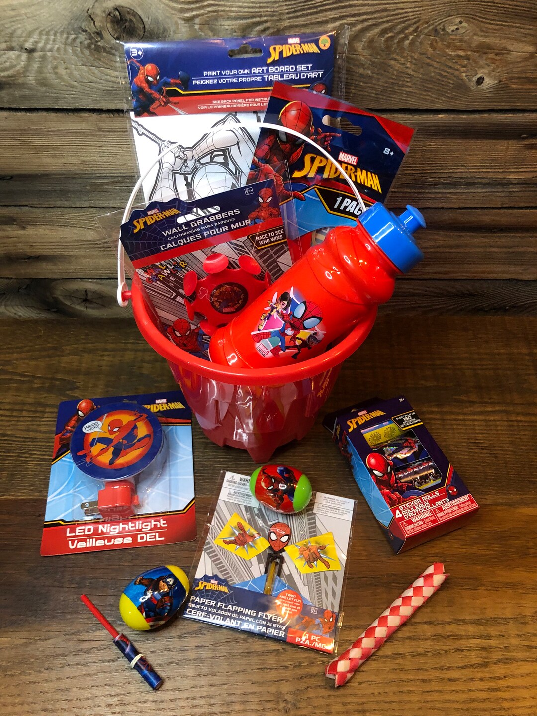 Spider-man Boys Filled & Personalized Gift Basket * Girls * Gift Basket ...