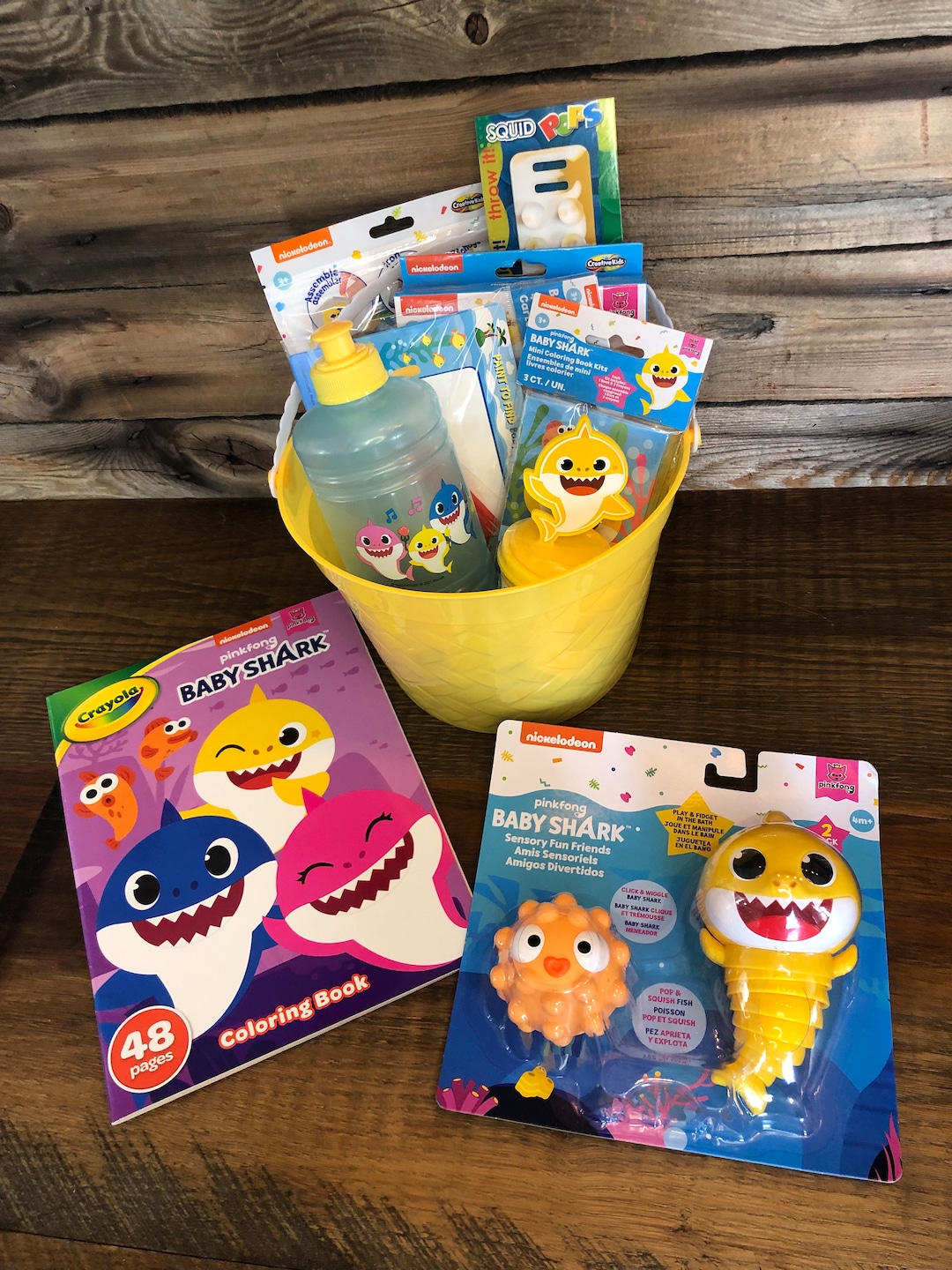 Baby Shark Filled Gift Basket Kids Boys Girls Prefilled Easter - Etsy