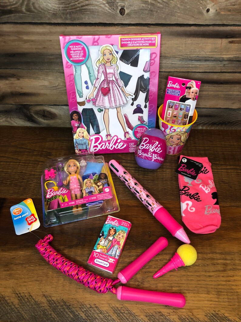 Barbie Filled & Personalized Girls Gift Basket * Barbie Doll * - Etsy