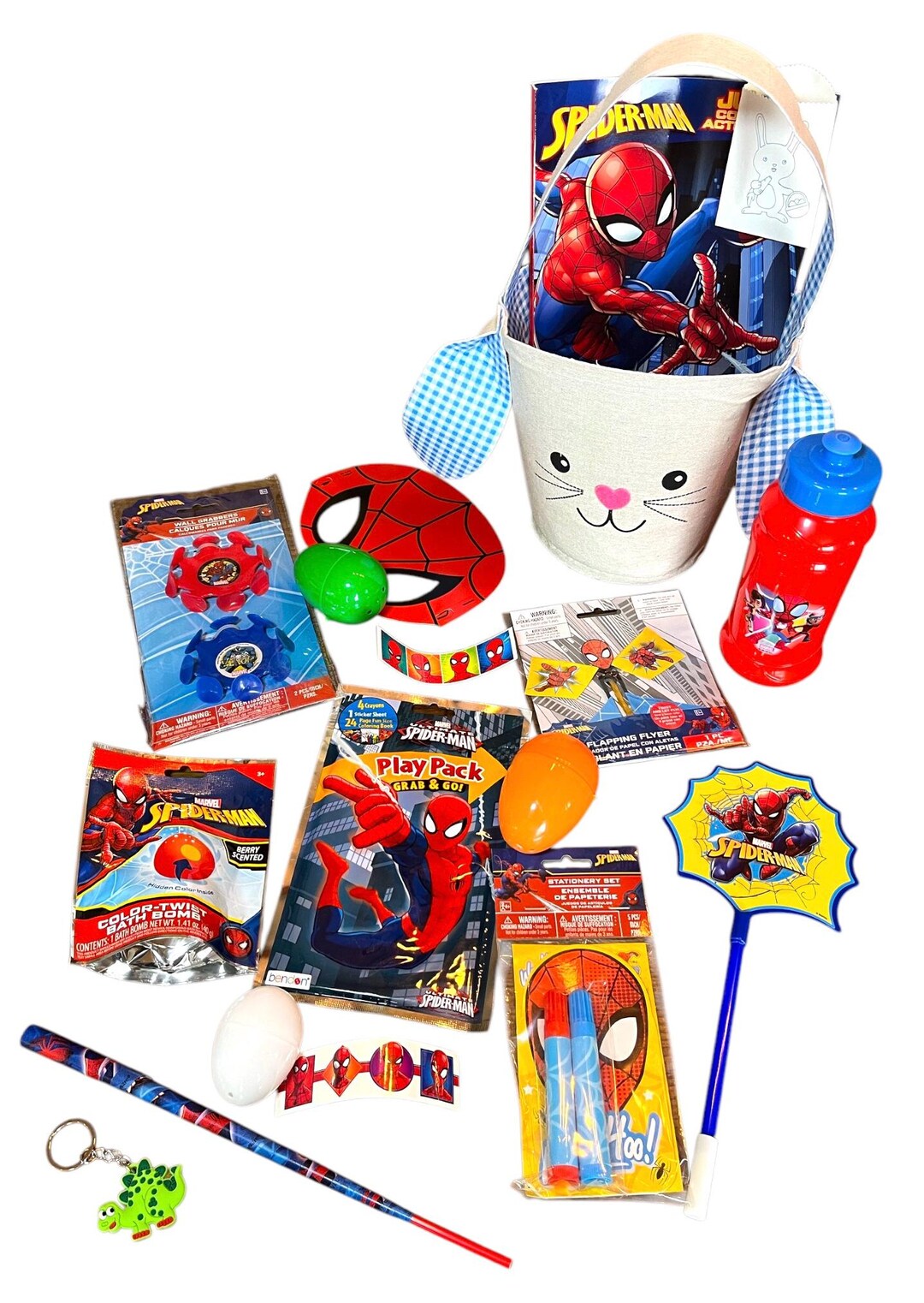 Spider-man Filled and Personalized Boys Easter Basket * Girls Prefilled ...