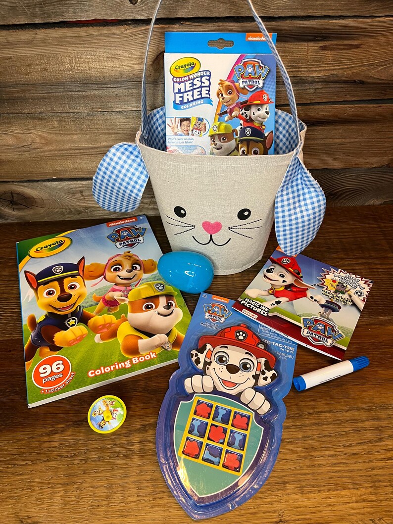 Paw Patrol Filled and Personalized Easter Basket * Boys Prefilled ...