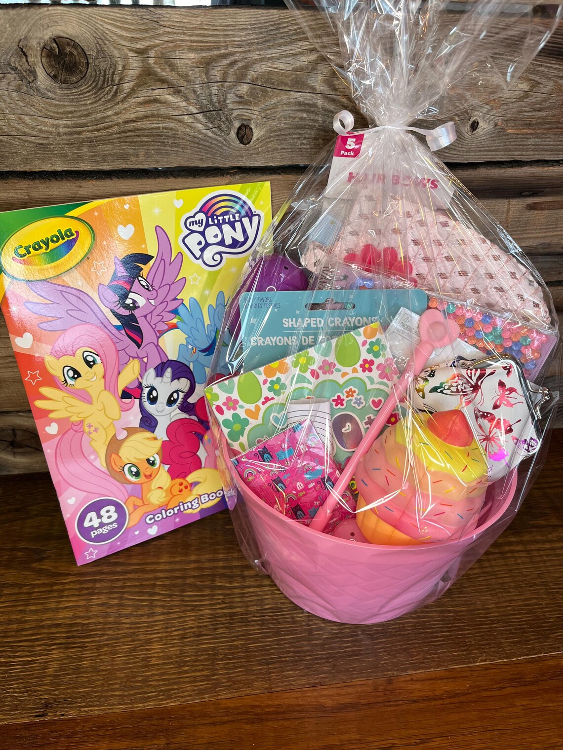 Girls Prefilled Easter Basket * My Little Pony * Unicorns * Filled Gift ...