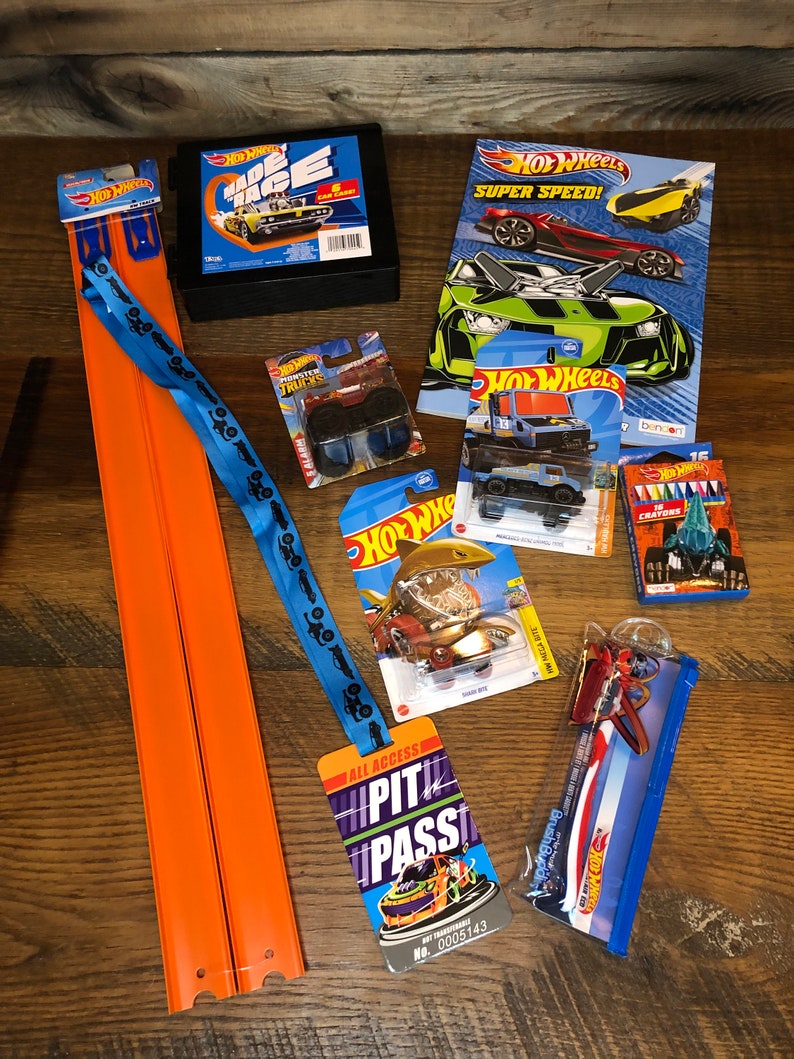 Hot Wheels Filled & Personalized Easter Basket * Boys Cars Gift Basket ...