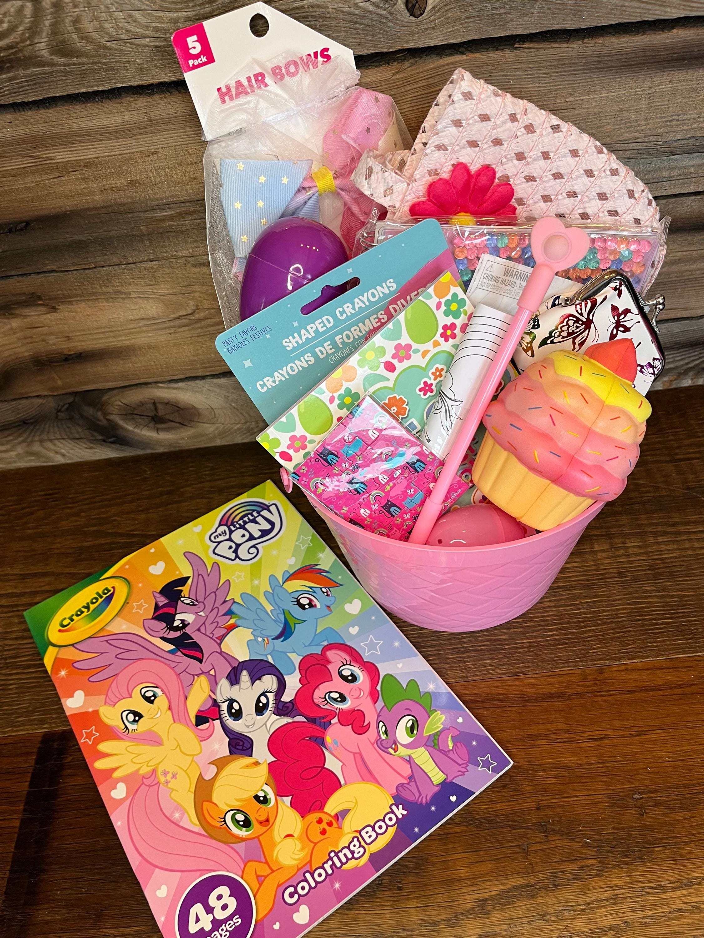 Girls Prefilled Easter Basket * My Little Pony * Unicorns * Filled Gift ...