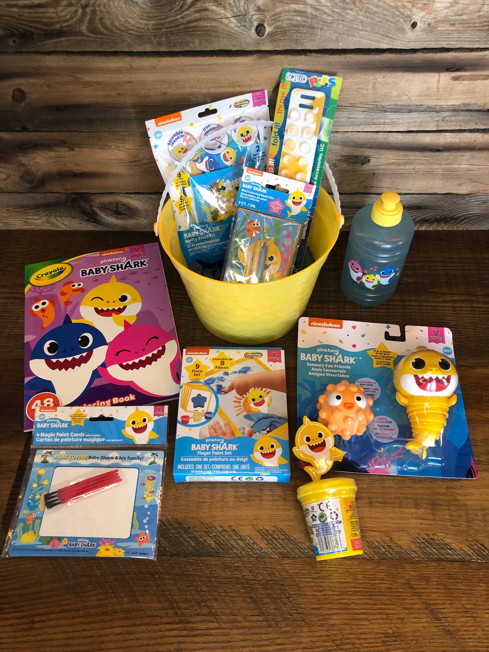 Baby Shark Filled Gift Basket Kids Boys Girls Prefilled Easter - Etsy