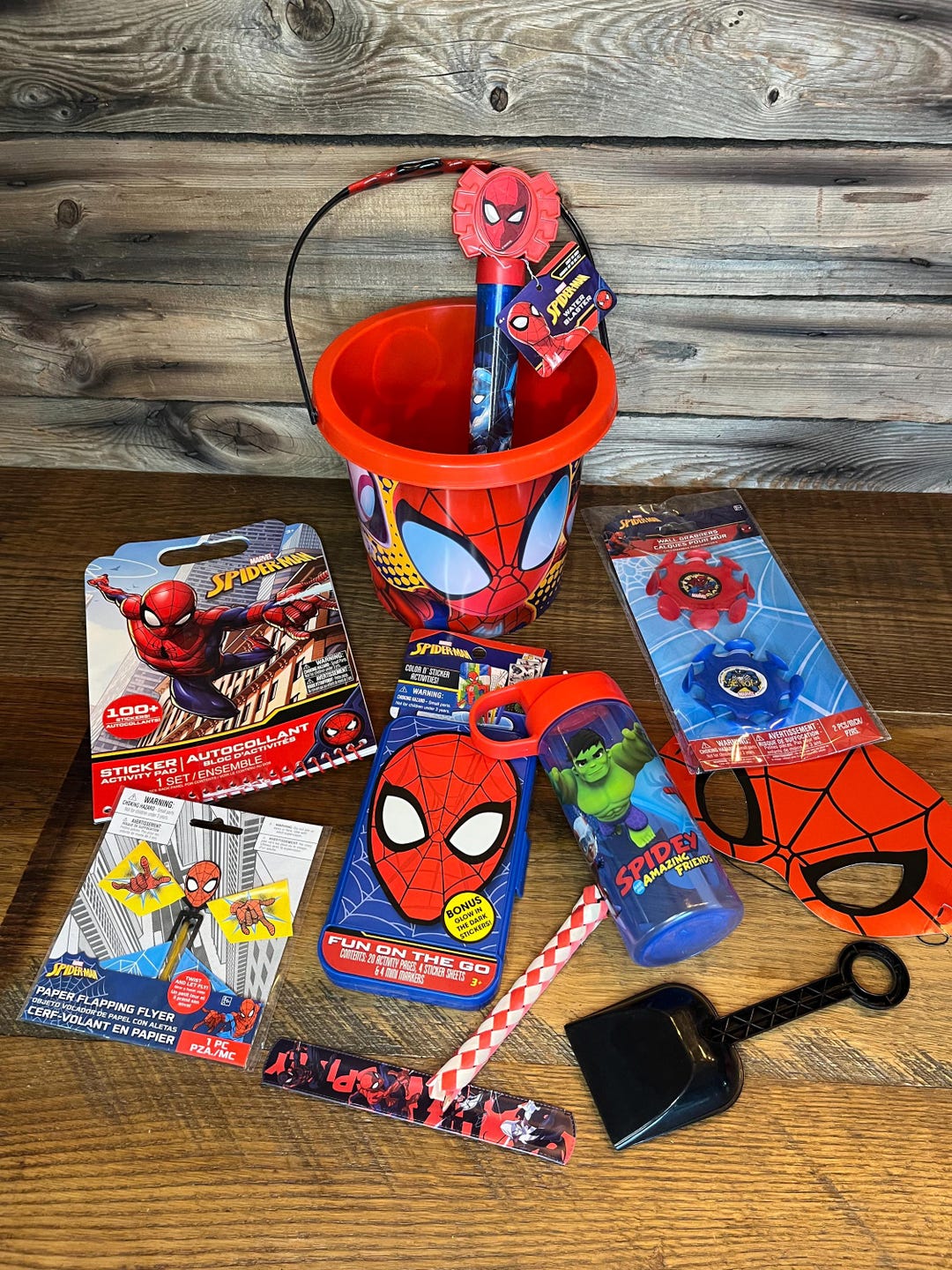 Spider-man Filled Easter Basket Alternative Sand Bucket * Prefilled ...