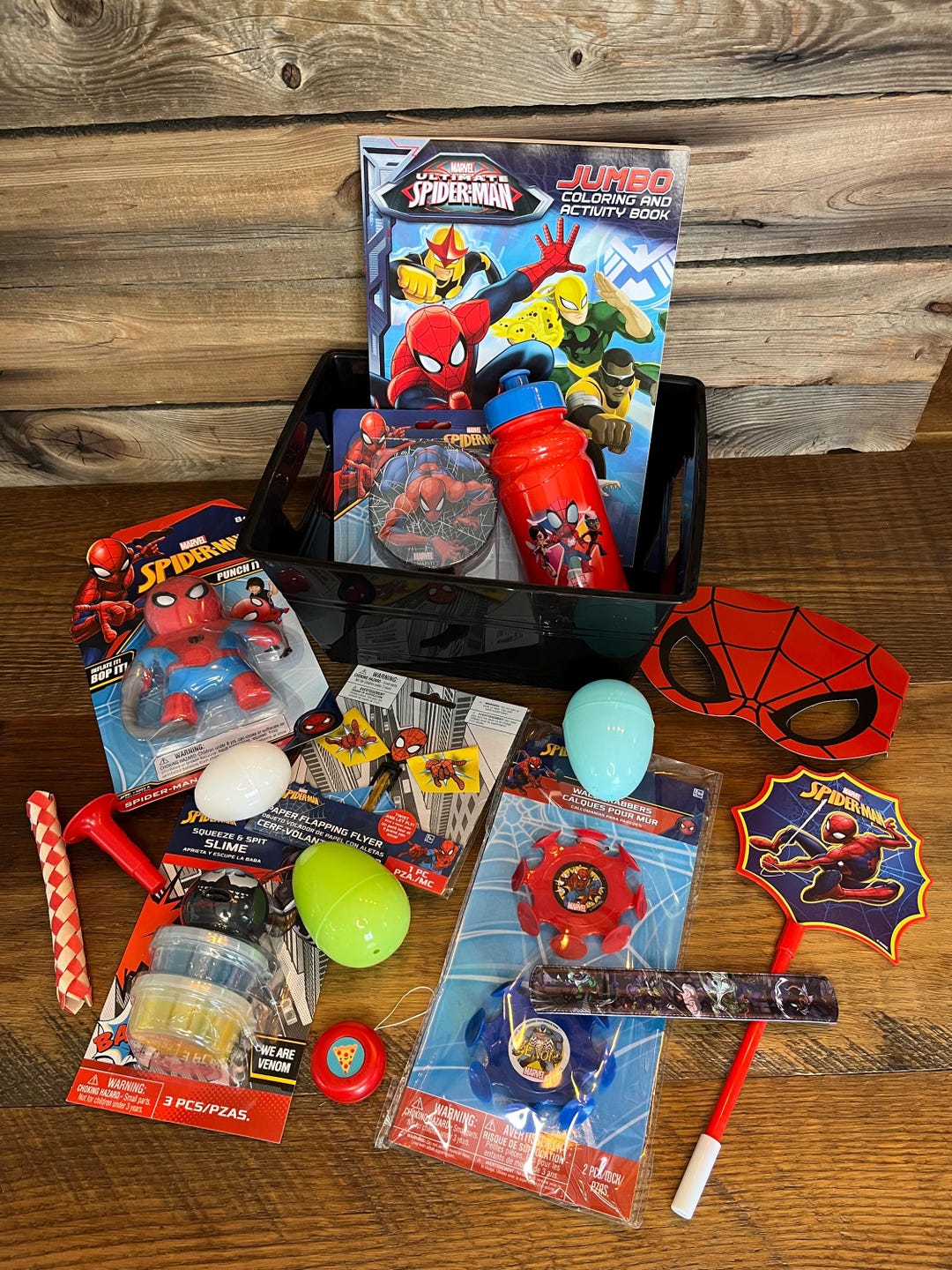 Spider-man Filled and Personalized Easter Basket * Prefilled Boys ...