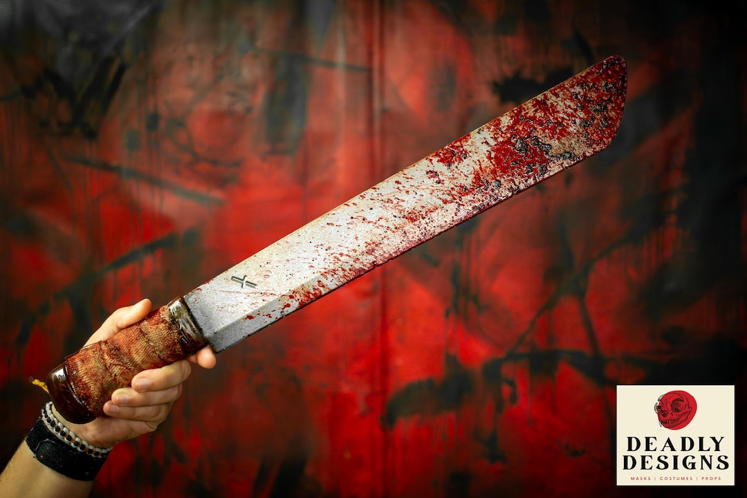 Horror Machete | Medium Plastic Halloween Costume Prop [MADE TO ORDER ...