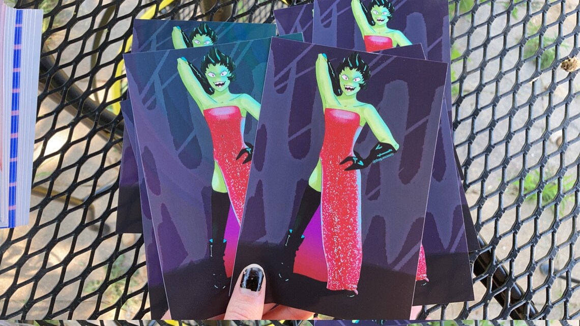 Prom Zim Invader ZIM 4x6 Glossy Fanart Print - Etsy