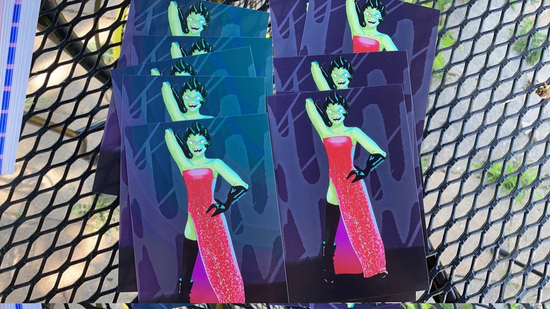 Prom Zim Invader ZIM 4x6 Glossy Fanart Print - Etsy