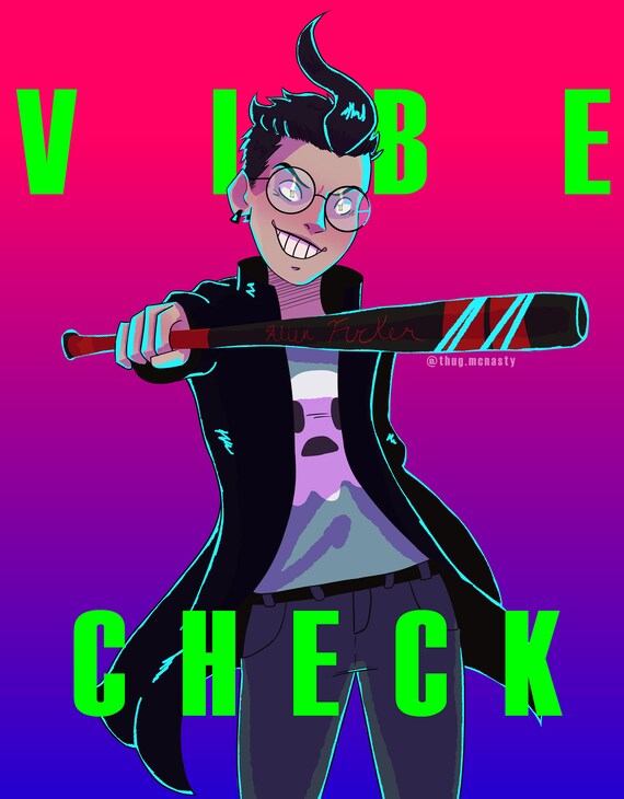 VIBE CHECK Dib Membrane 2.38 X 3 Holographic | Etsy