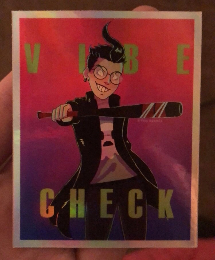 VIBE CHECK Dib Membrane 2.38 X 3 Holographic Fanart Sticker - Etsy