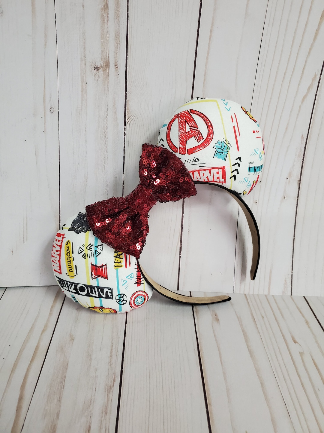 Avengers Inspired Mouse Ears, Disney Ears, Mickey Ears - Etsy