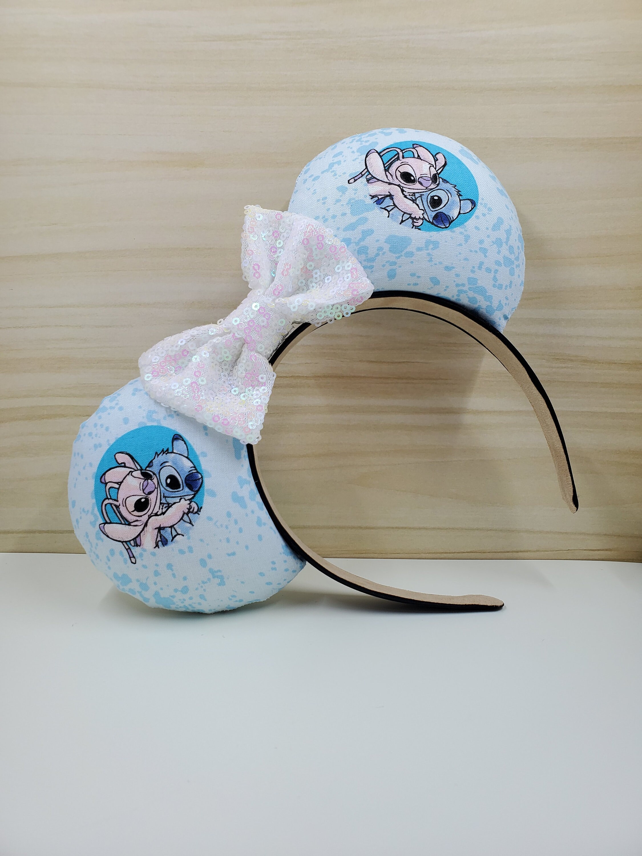 Stitch and Angel Cuddles Disney Ears Mouse Ears Mickey Ears - Etsy