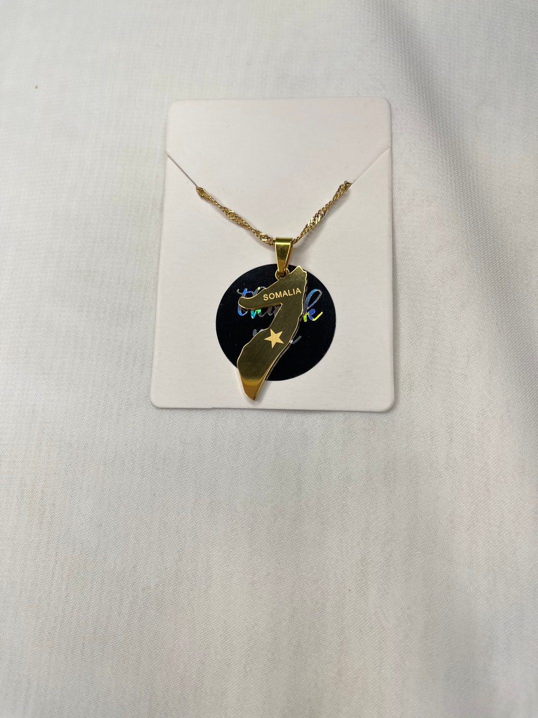 Somali Map Necklace - Etsy