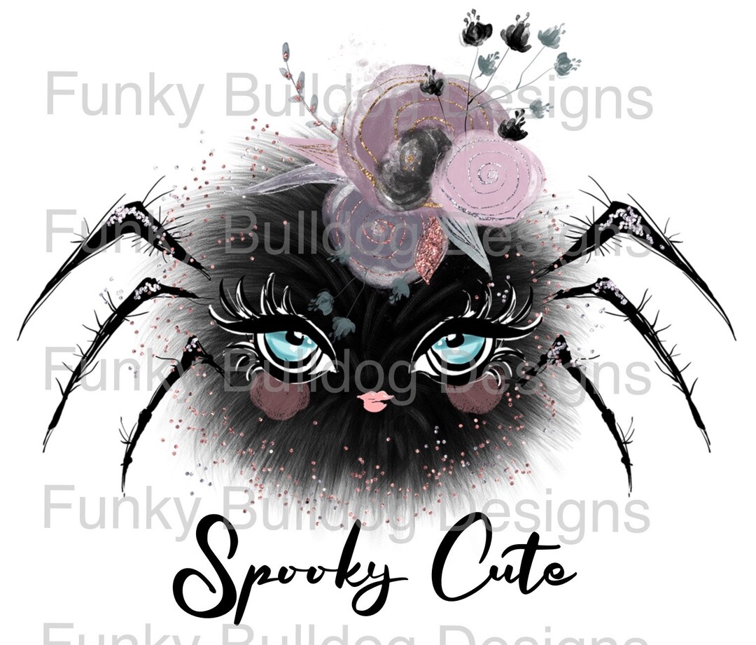 Spooky Cute Spider Halloween Fall Themed Sublimation, DTF Print ...