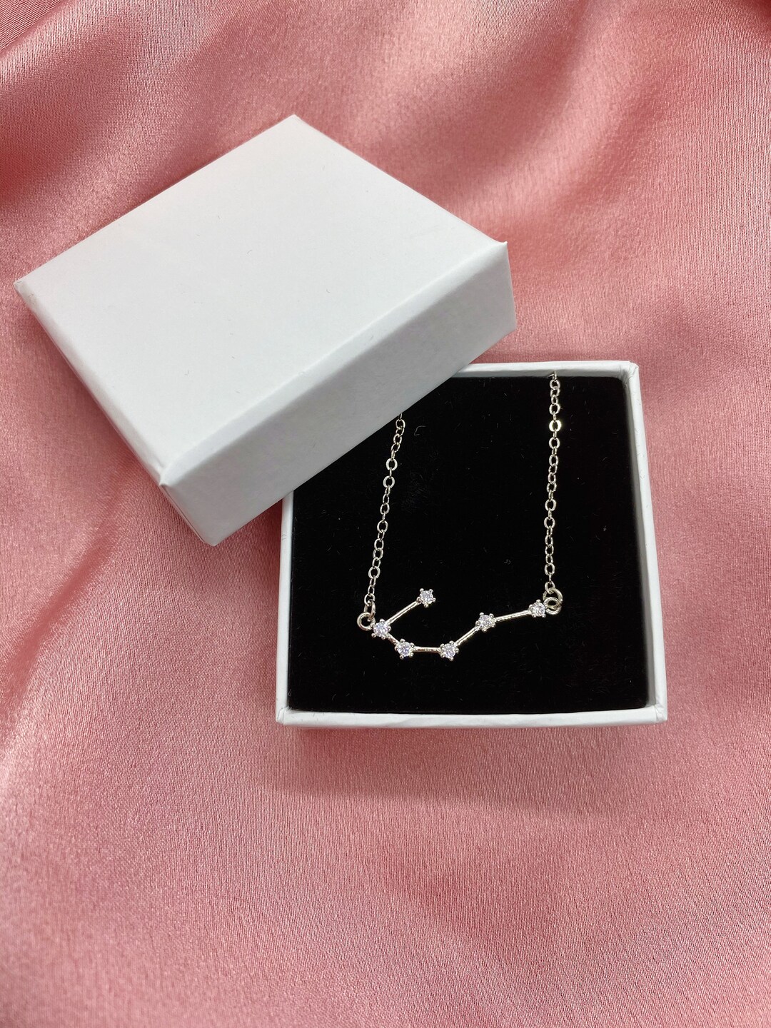 Minimalist Cancer Zodiac Constellation Necklace Hypoallergenic ...