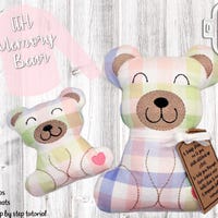 BEAR SOFTIES ITH, Machine Embroidery Files for 38 Cm Bear Anna and Bear ...
