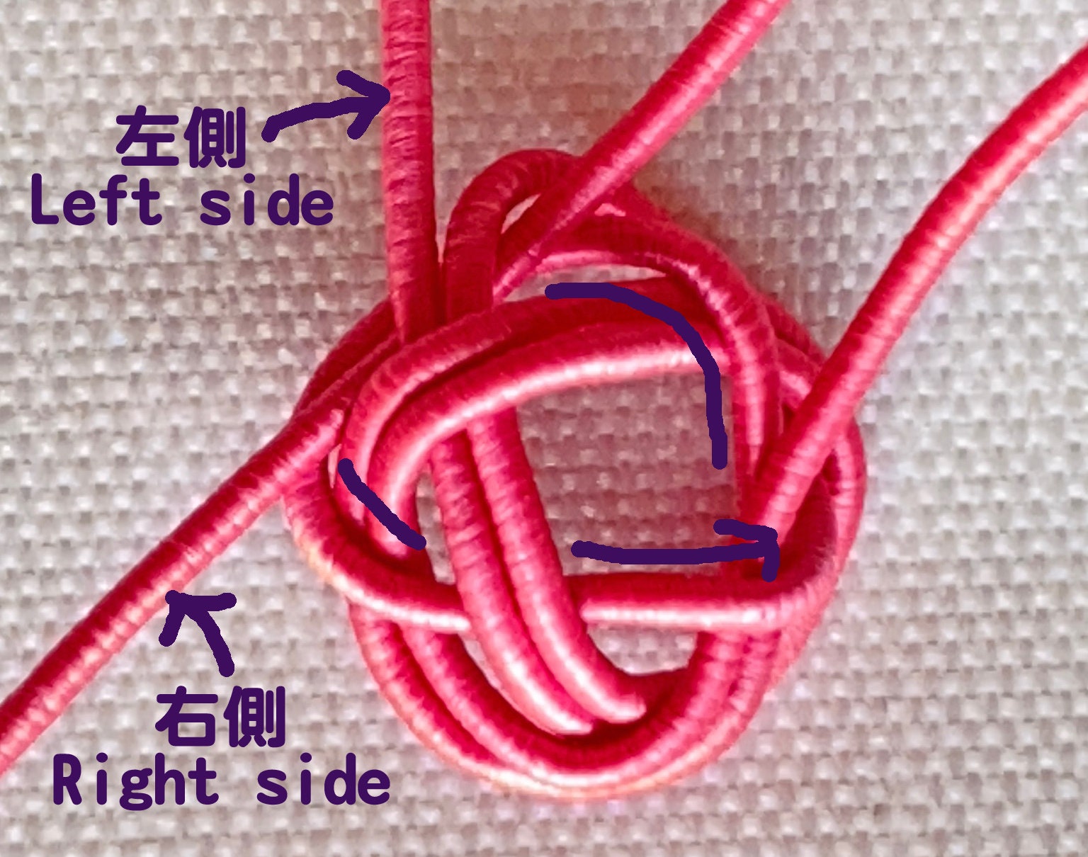 10 Colors Ball knots Ring knot For beginners mizuhiki knot how to make ...