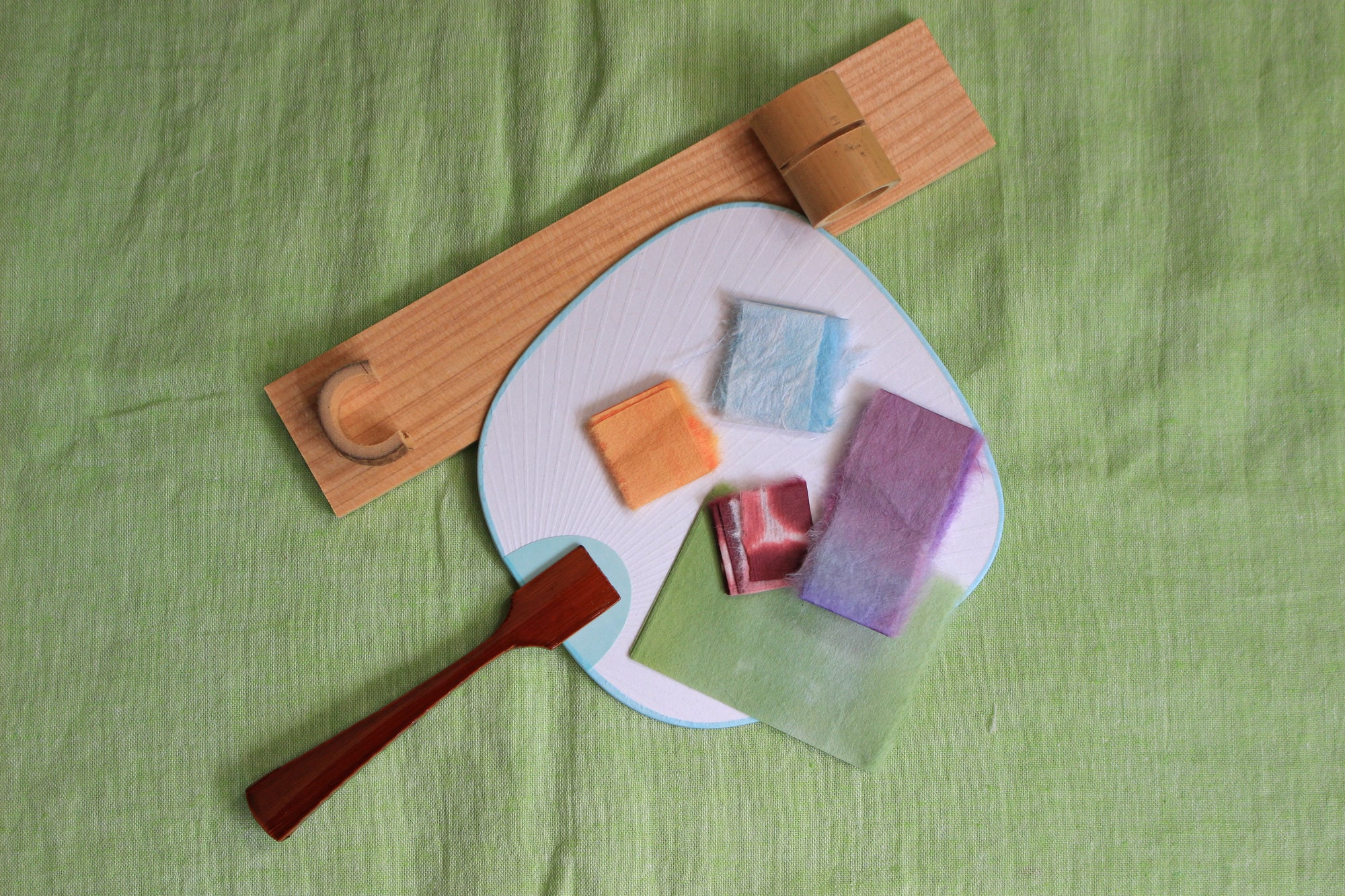 Paper Fan Kitjapanese Paper Fanart Fanscalligraphy - Etsy