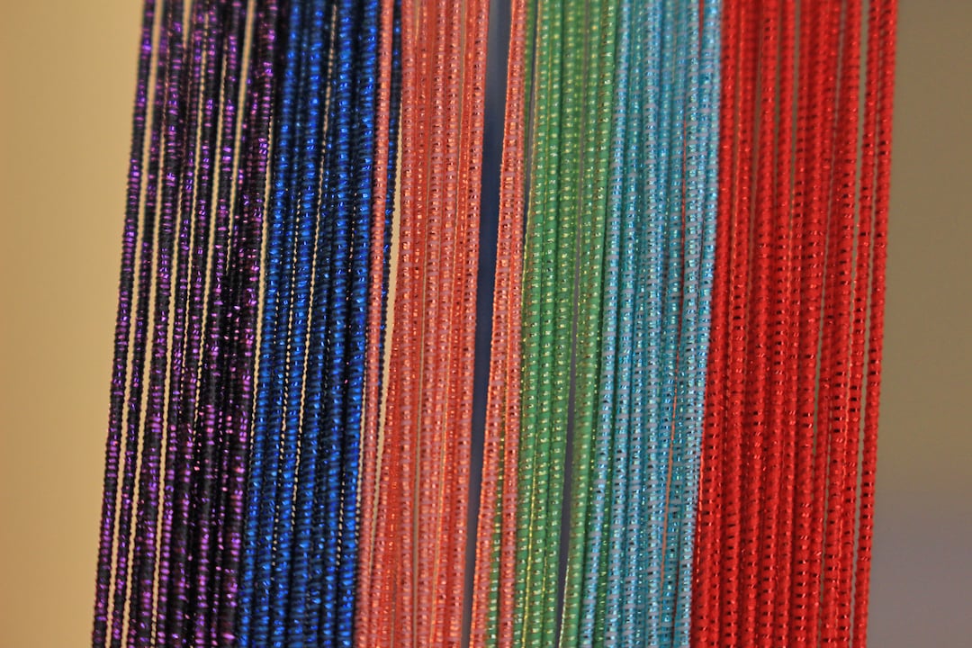 Mizuhiki Glitter Colors, Paper Strings, Mizuhiki 6colors, Japanese Cord ...