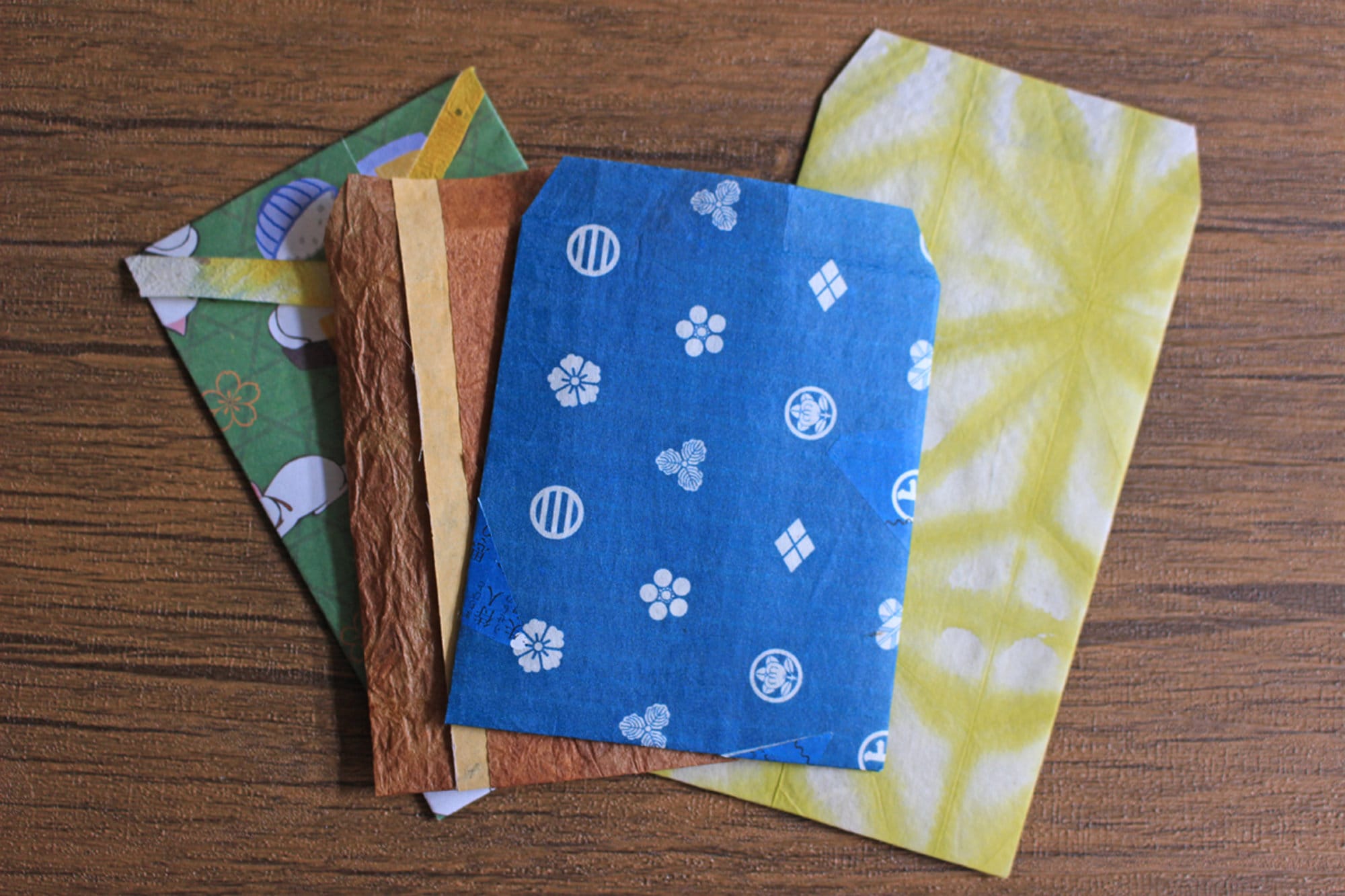 Japanese Paper Kit for a Small Envelope (for Beginner), Washi Paper,5. ...