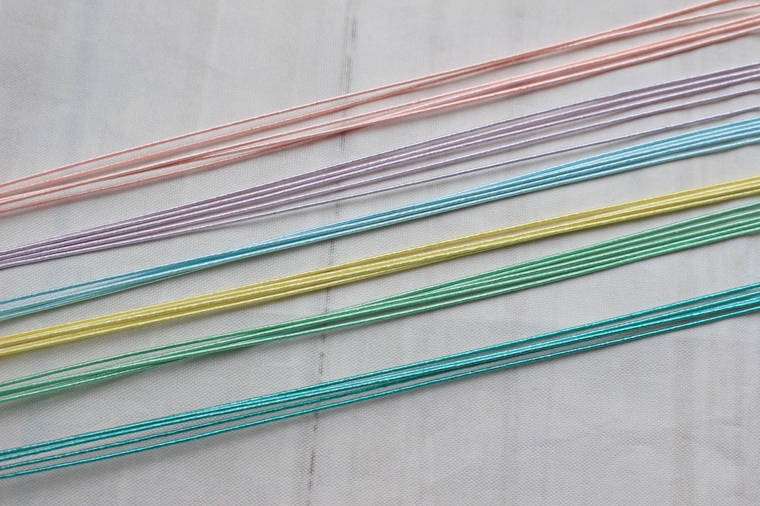 Mizuhiki Pastel Colors, Paper Strings, Mizuhiki 6colors, Japanese Cord ...