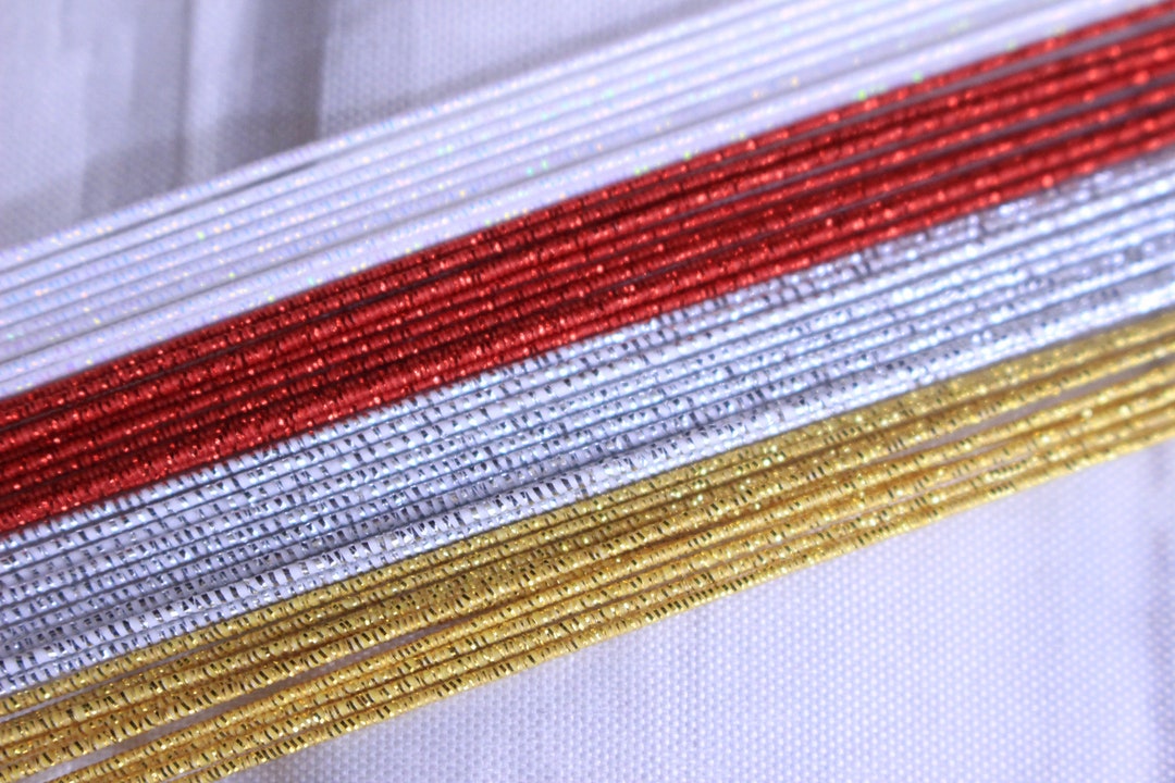 Mizuhiki Sparkle Colors, Paper Strings, Mizuhiki 4colors, Japanese Cord ...