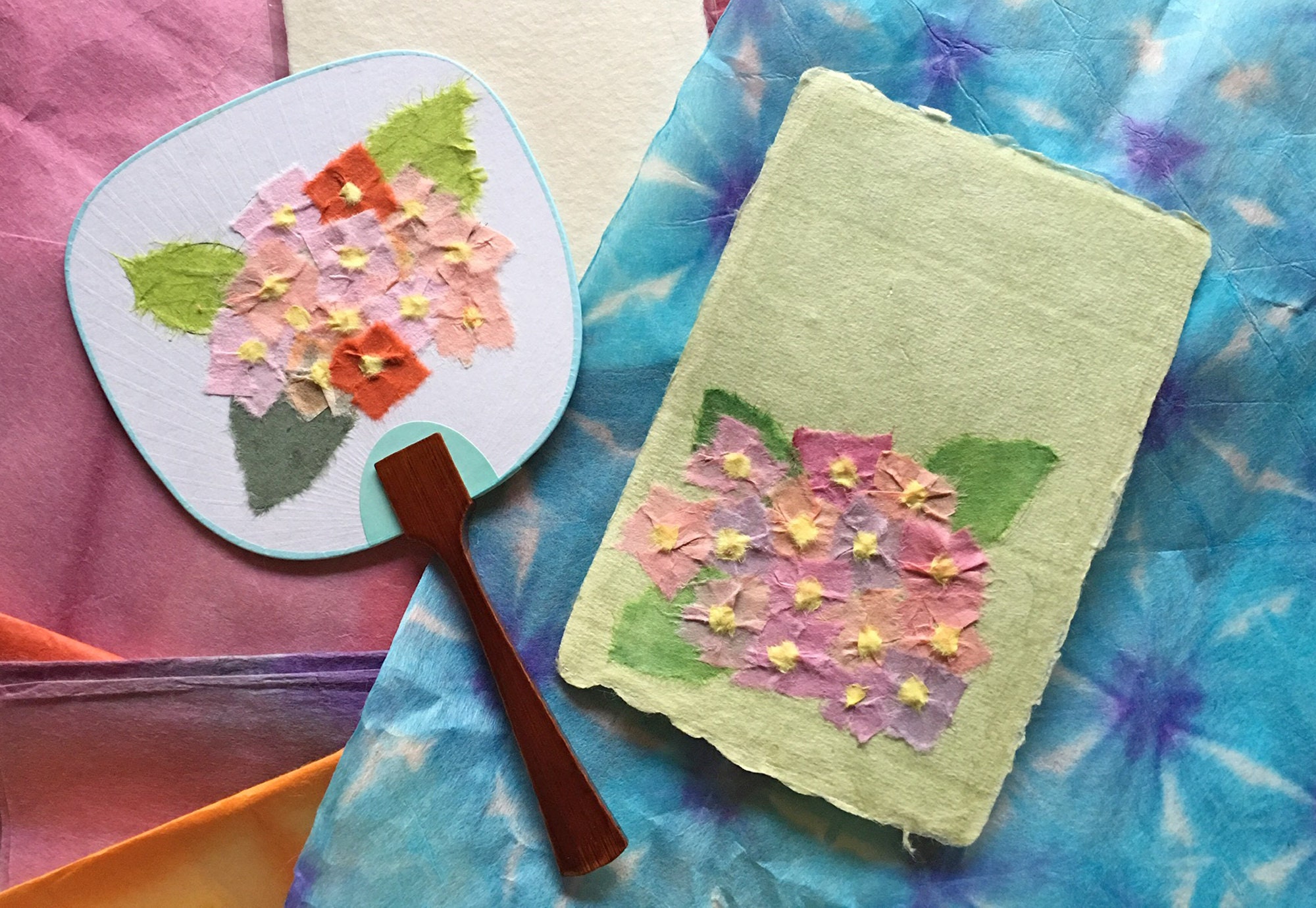 Paper Fan Kitjapanese Paper Fanart Fanscalligraphy - Etsy