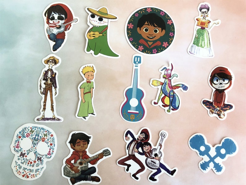 13Pcs Coco Disney stickers packVinyl stickersLaptop | Etsy