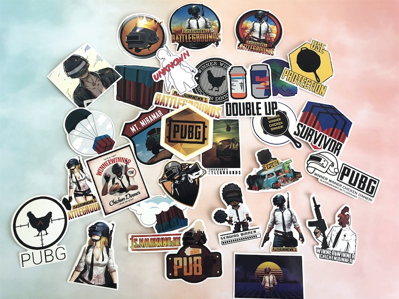 29Pcs PUBG Game stickers packVinyl stickersLaptop | Etsy