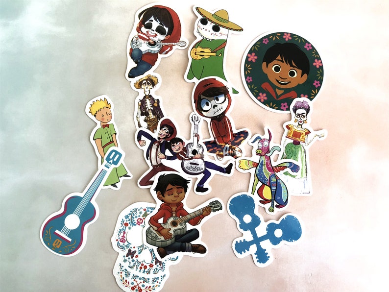 13Pcs Coco Disney stickers packVinyl stickersLaptop | Etsy