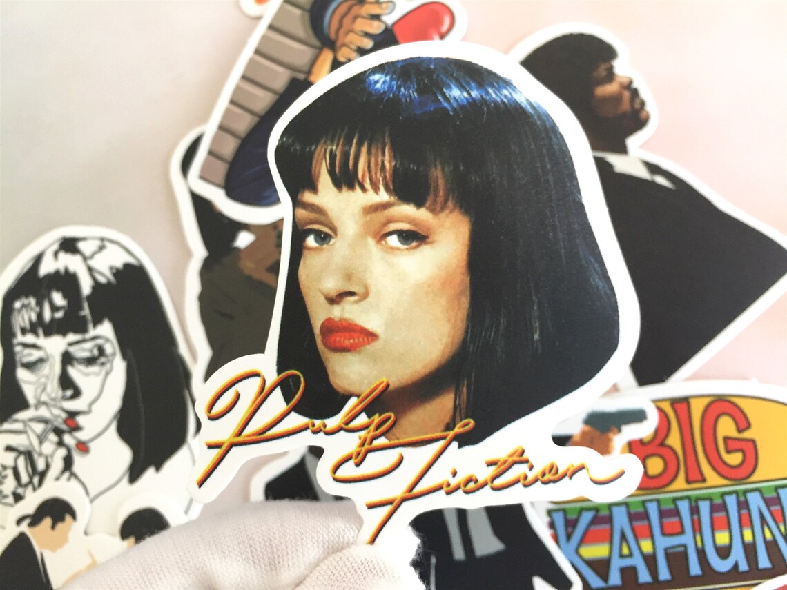 50Pcs Pulp Fiction stickers packVinyl stickersLaptop | Etsy