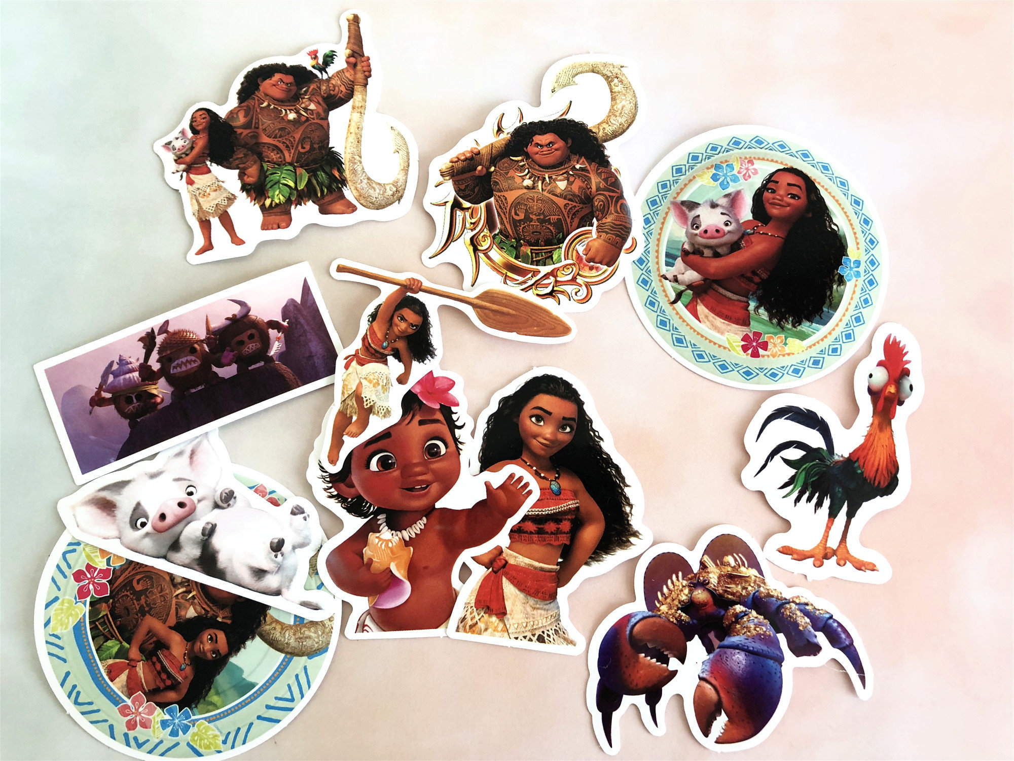 11Pcs Moana Disney stickers packVinyl stickersLaptop | Etsy