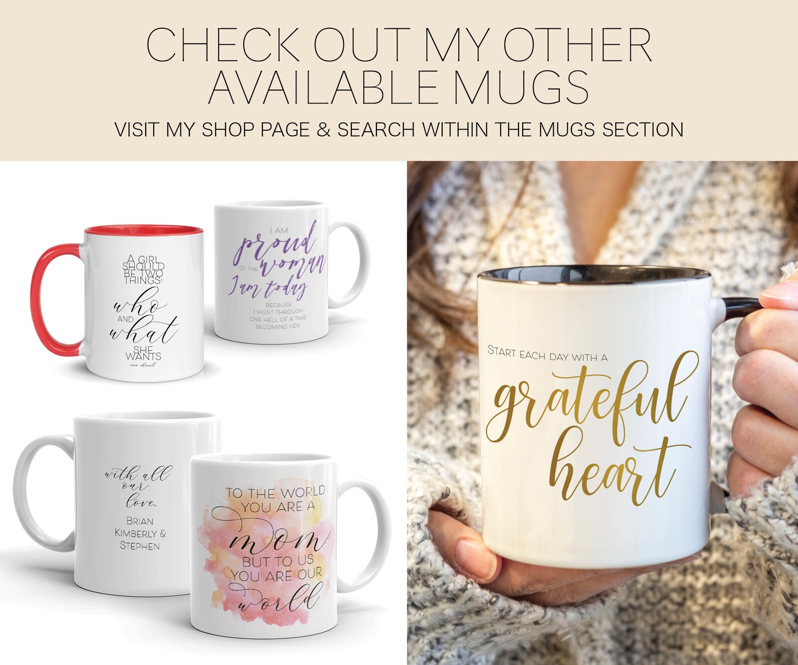 I Am Proud of the Woman I Am Mug Quote on Mug - Etsy