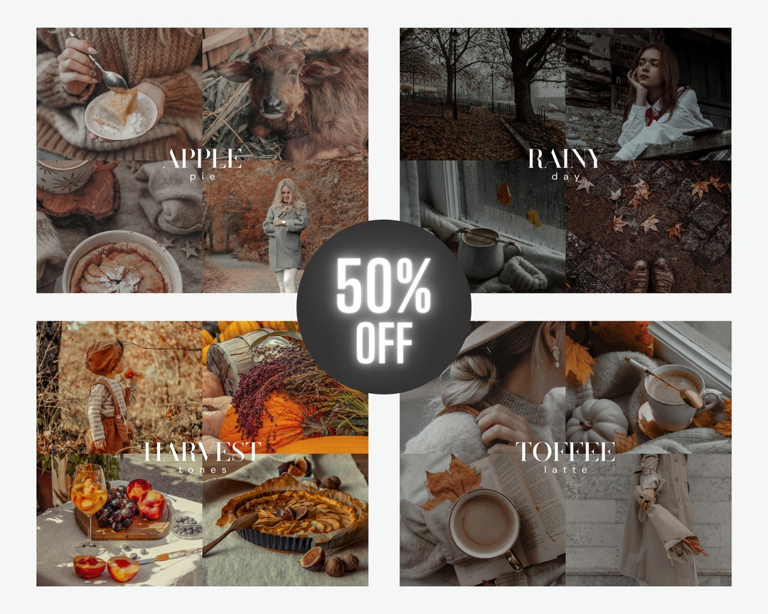 THANKSGIVING PRESET BUNDLE, 40 Mobile & Desktop Lightroom Presets ...