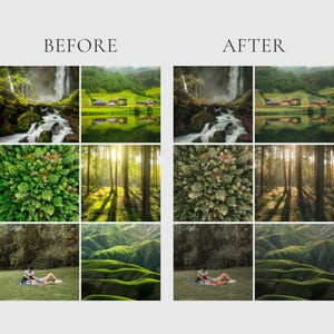 FOREST TONES Lightroom Presets, 10 Mobile & Desktop Presets, Spring ...