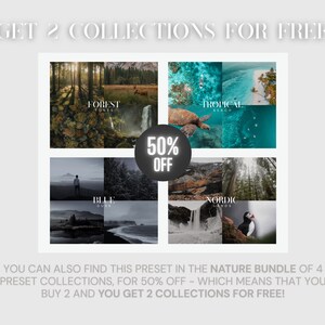 FOREST TONES Lightroom Presets, 10 Mobile & Desktop Presets, Spring ...