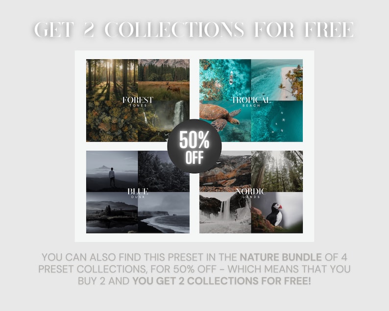 FOREST TONES Lightroom Presets 10 Mobile & Desktop Presets - Etsy