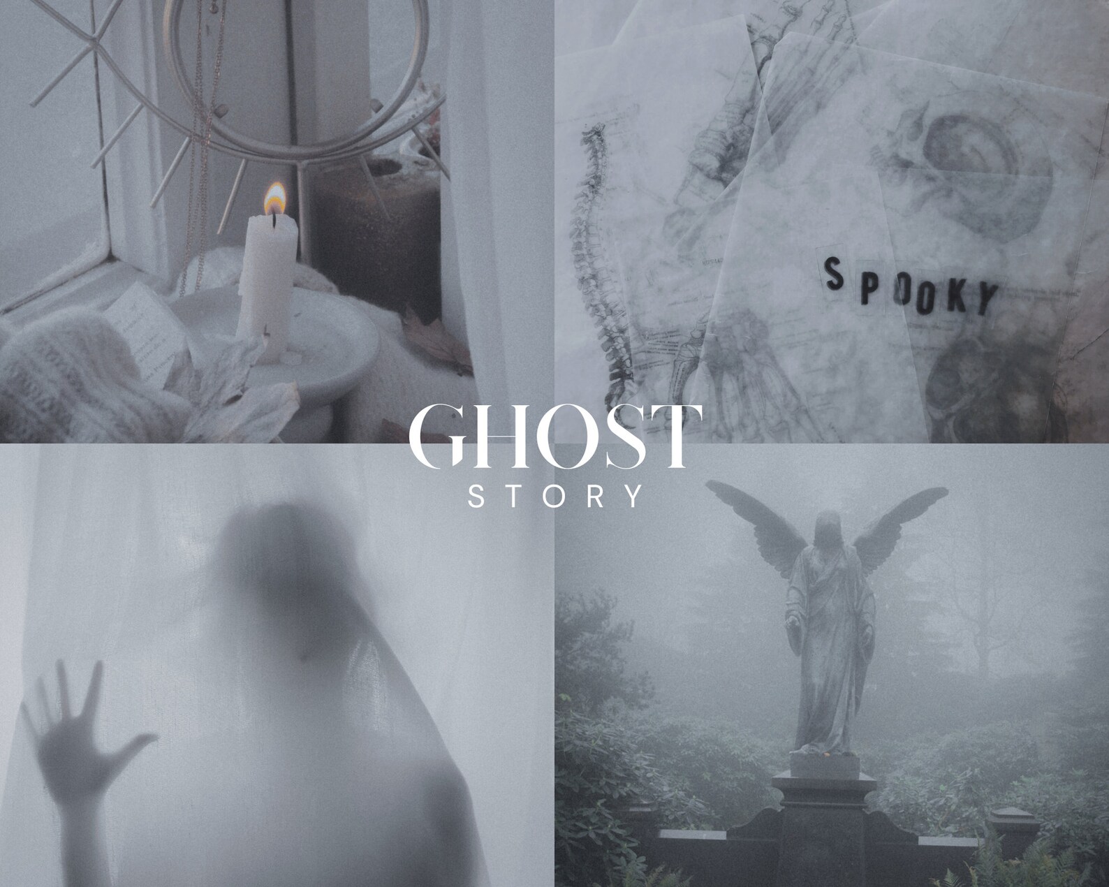 GHOST STORY Lightroom Presets, 10 Mobile & Desktop Presets, Gloomy ...