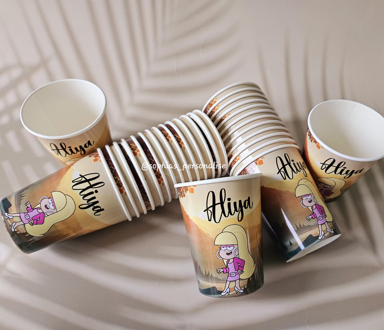 Personalised Paper Cup | Party Tableware | Paper Cup With Lid | Branded ...