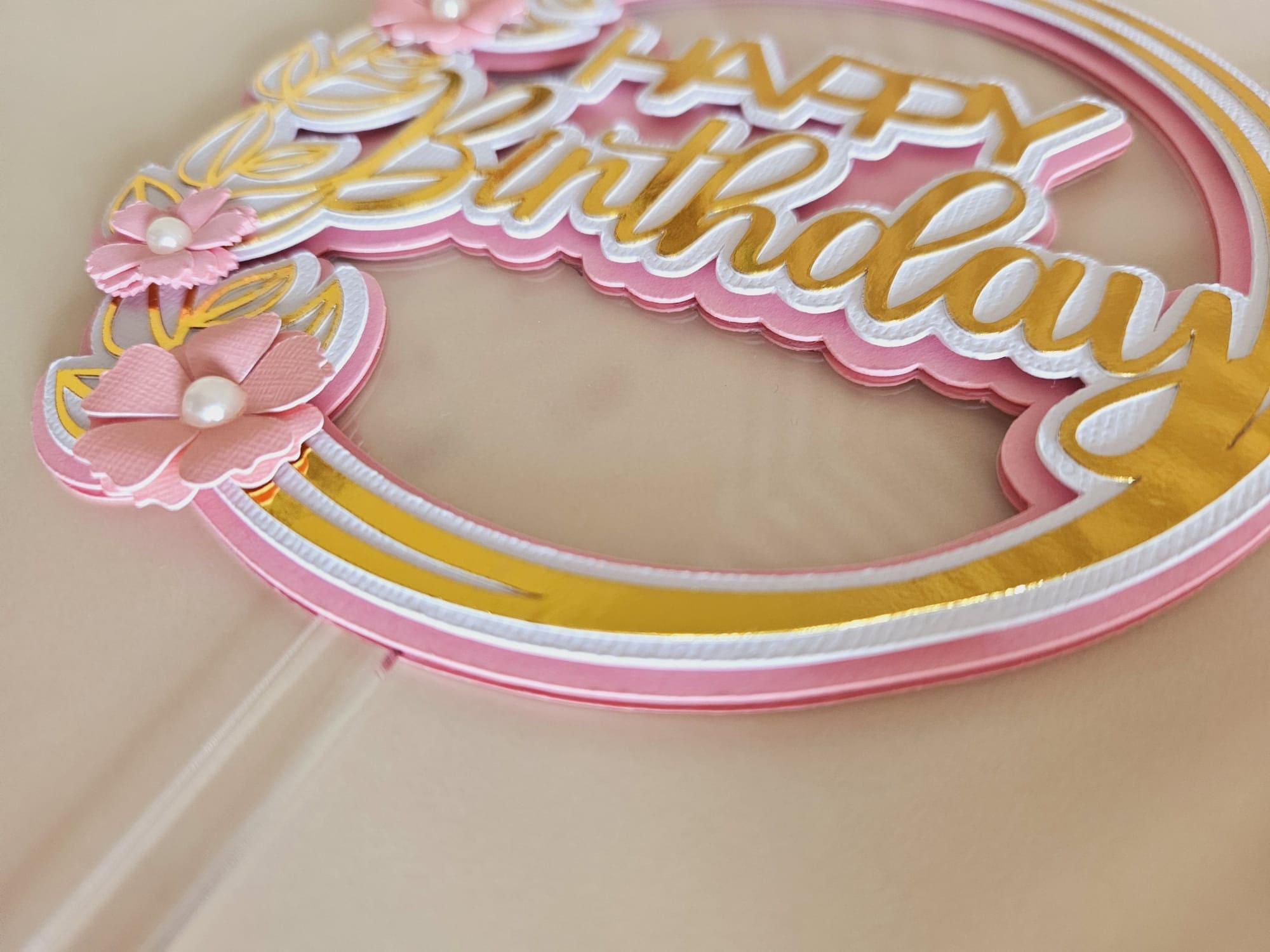 Happy Birthday Cake Topper - Etsy