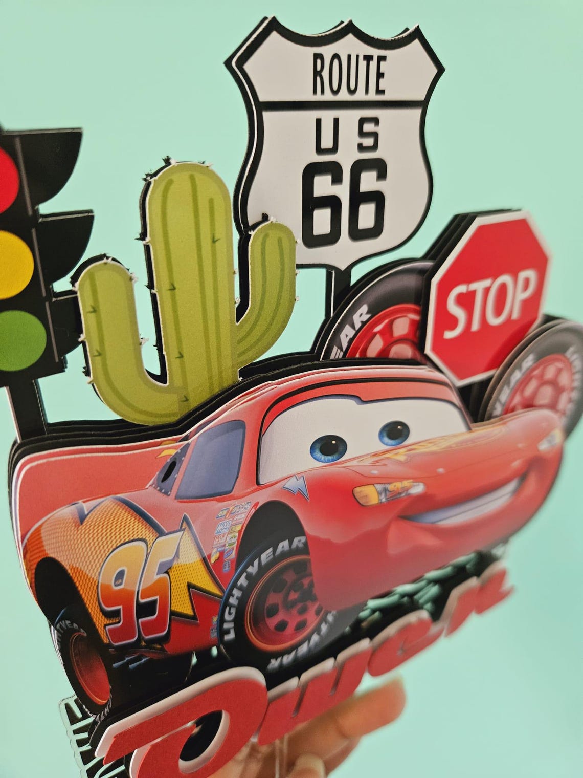 Cars Themed Cake Topper - Etsy