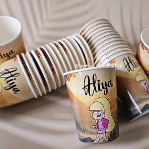 Personalised Paper Cup | Party Tableware | Paper Cup With Lid | Branded ...