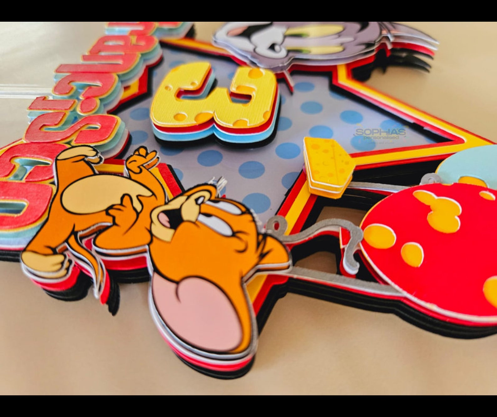 Tom and Jerry, Tom and Jerry Cake Topper, Tom & Jerry Birthday ...