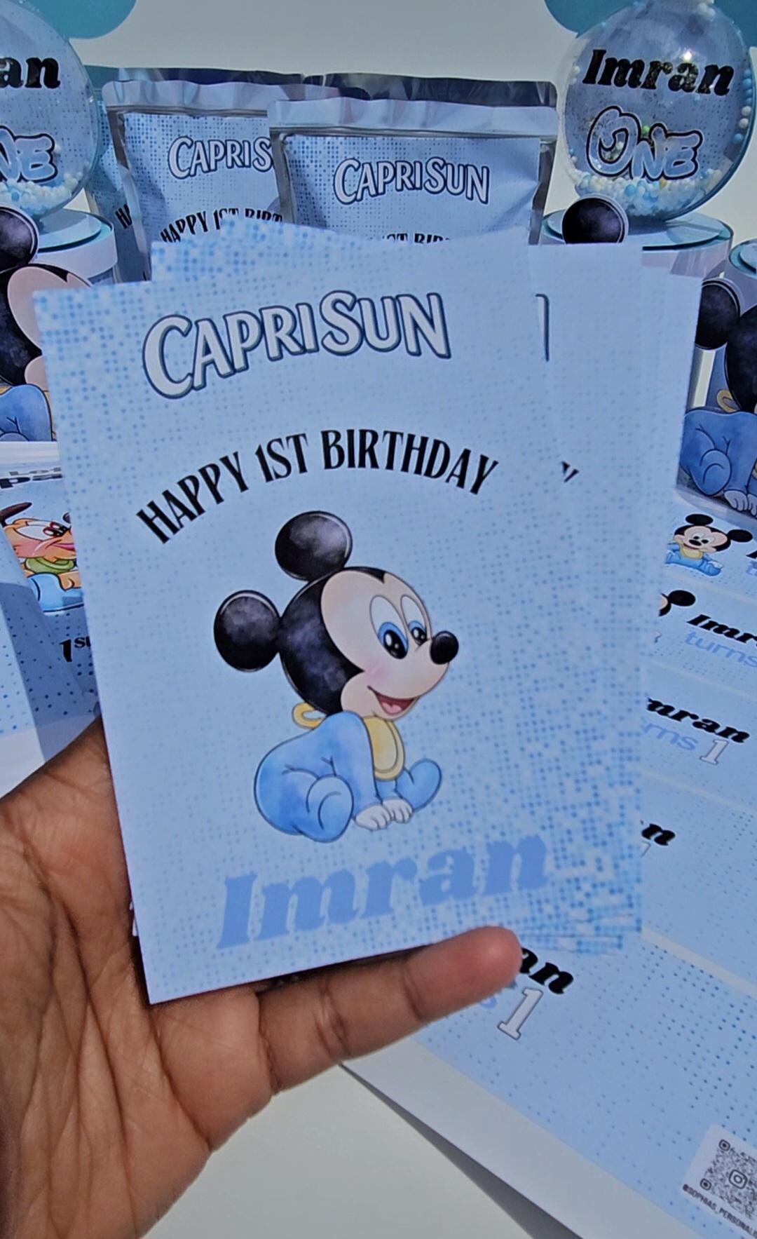 Personalised Capri Sun Labels | Capri Sun Stickers - Etsy